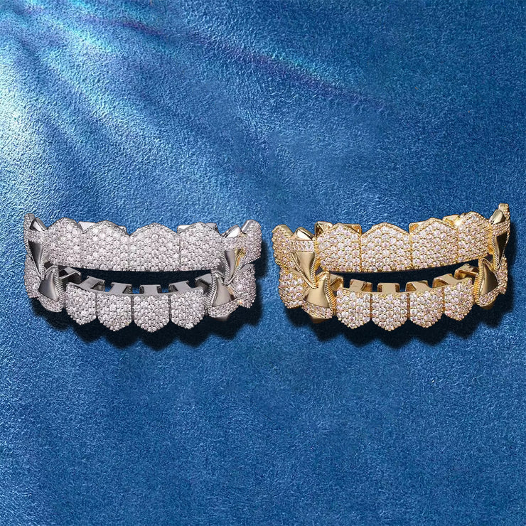Custom Grillz – Iced Out, Gold, Silver, Diamond & Moissanite Grillz ...