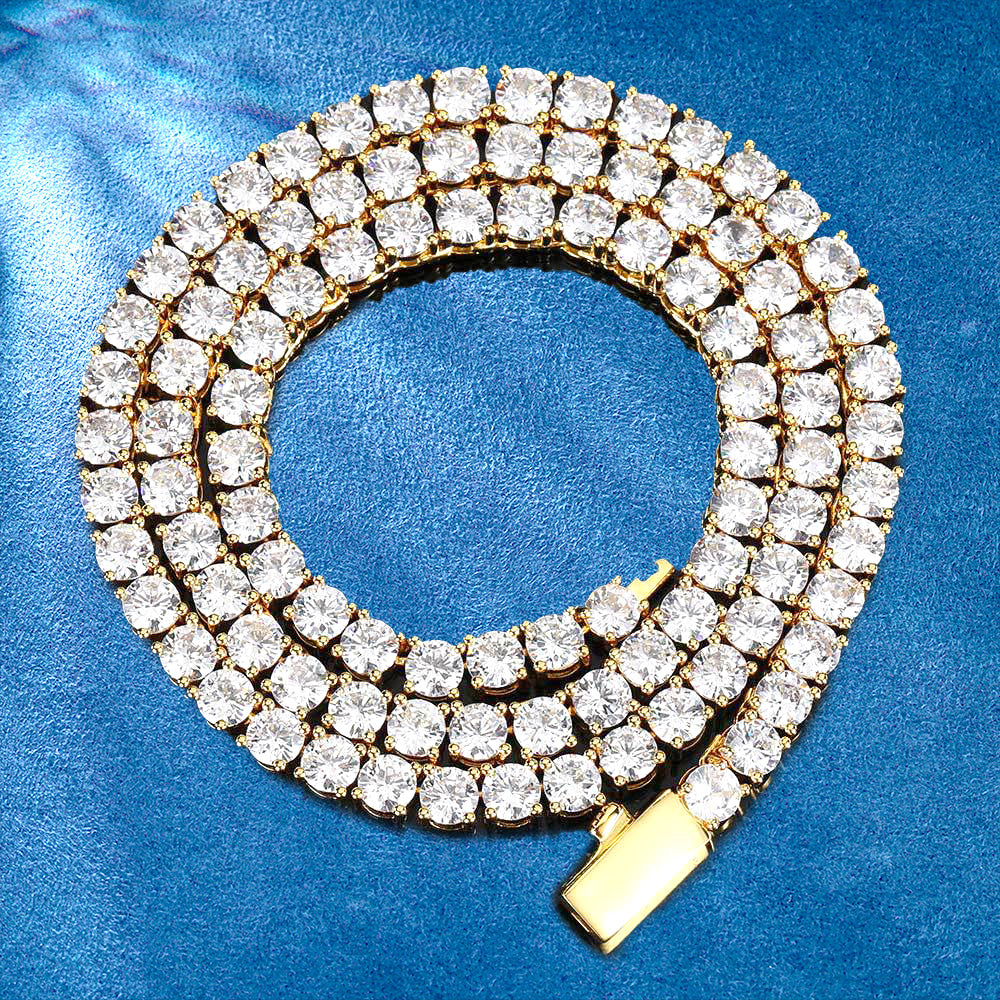 5mm Iced Out Bling Tennis Chain – IceZeusShop