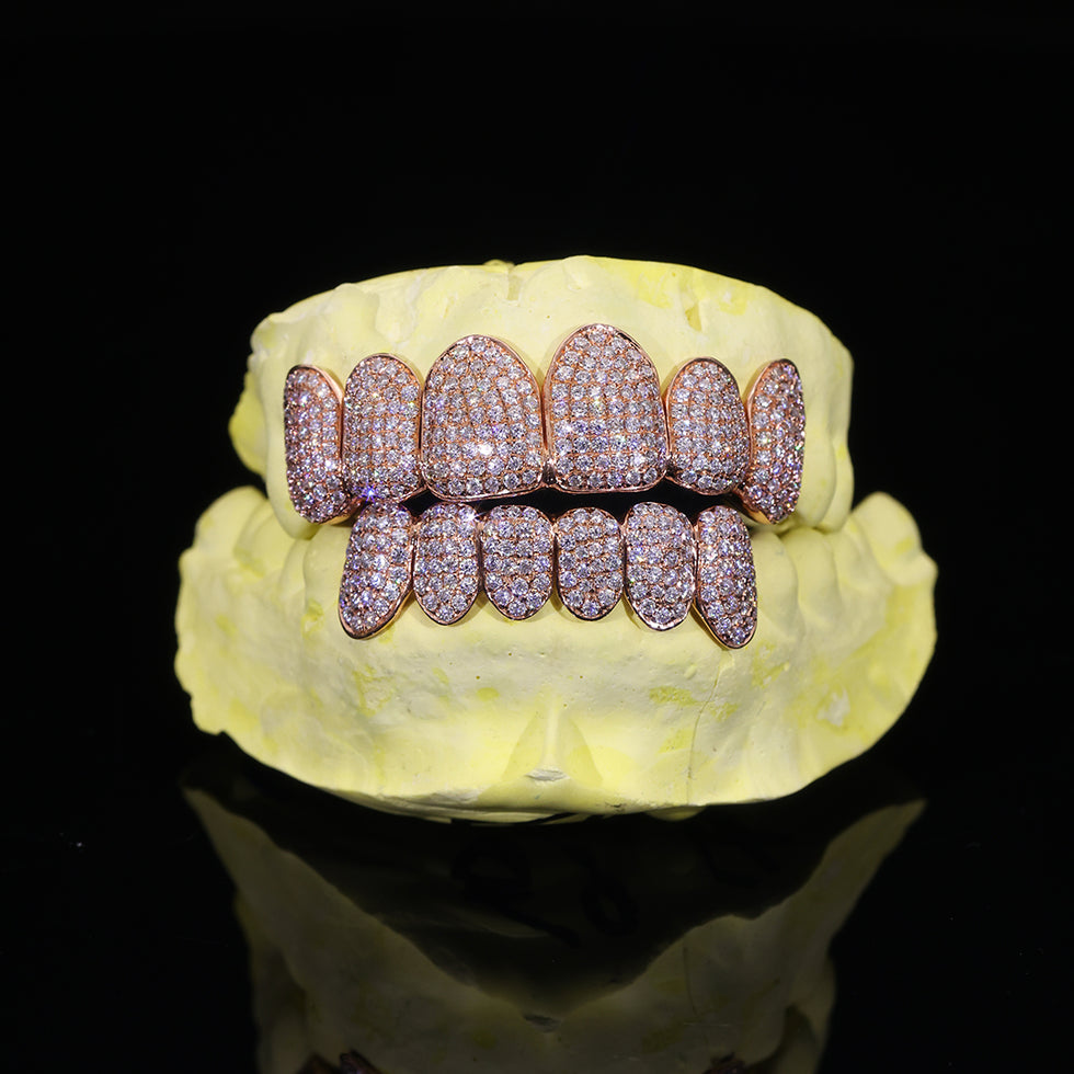 Iced Out Grillz for Men & Women – Custom Moissanite Teeth | IceZeus ...