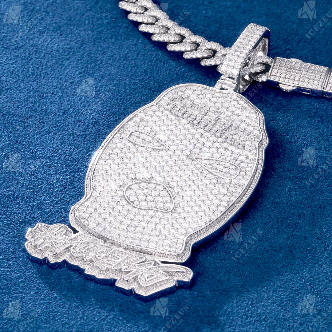 Custom Iced Out Face Pendant – IceZeusShop