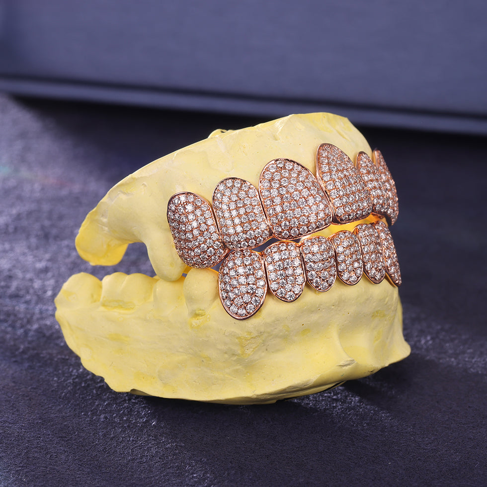 Iced Out Grillz for Men & Women – Custom Moissanite Teeth | IceZeus ...
