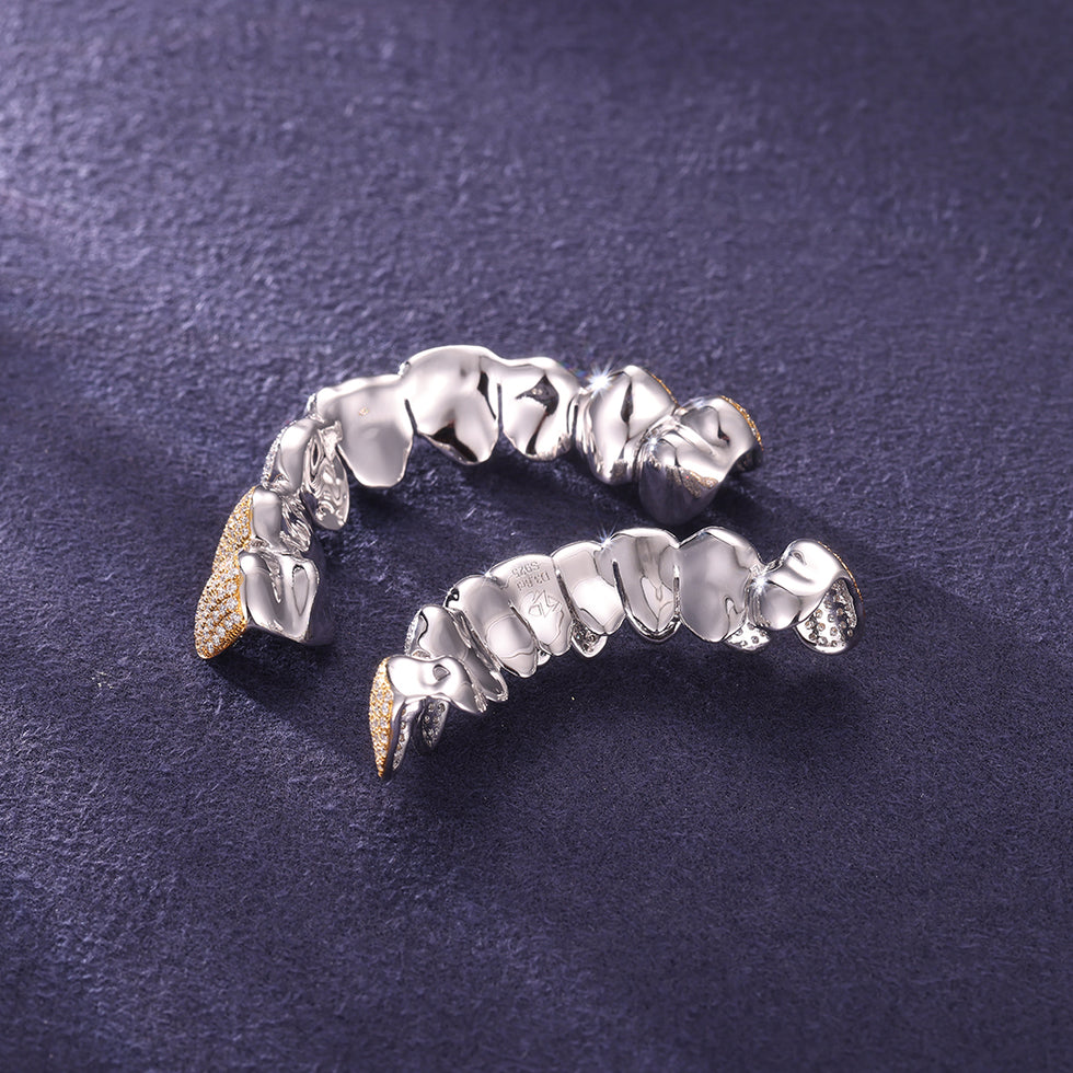 Iced Out Grillz for Men & Women – Custom Moissanite Teeth | IceZeus ...